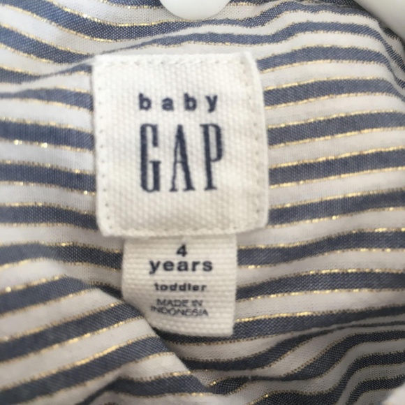 GAP | Dresses | Baby Gap Blue White Stripe Sleeveless Dress | Poshmark